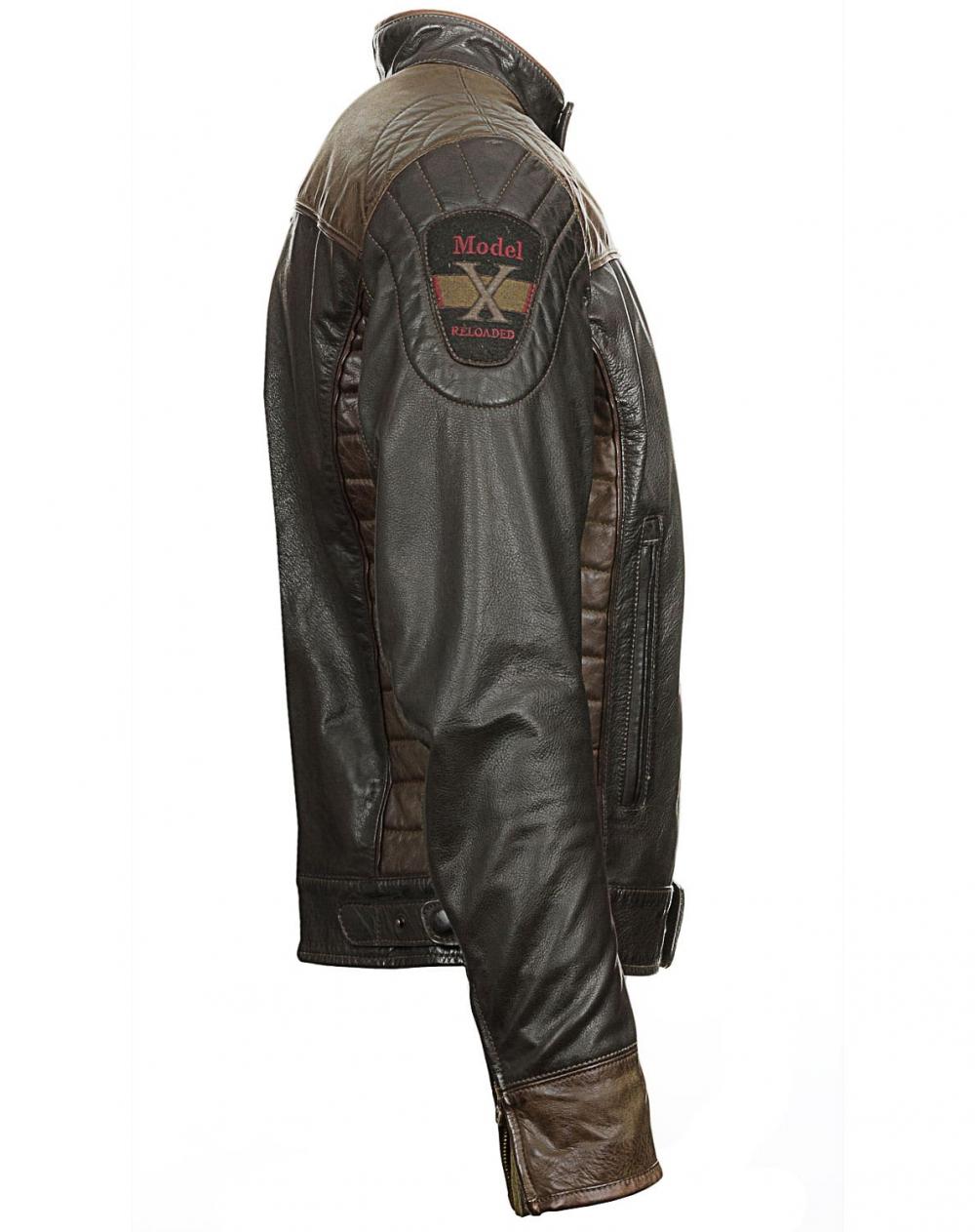 MATCHLESS Blouson Model X Reloaded Antique Black-Oliv | STAKKS