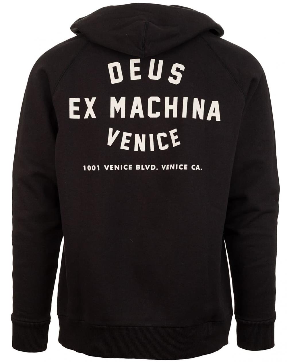 DEUS Hoodie Venice Address Schwarz | STAKKS
